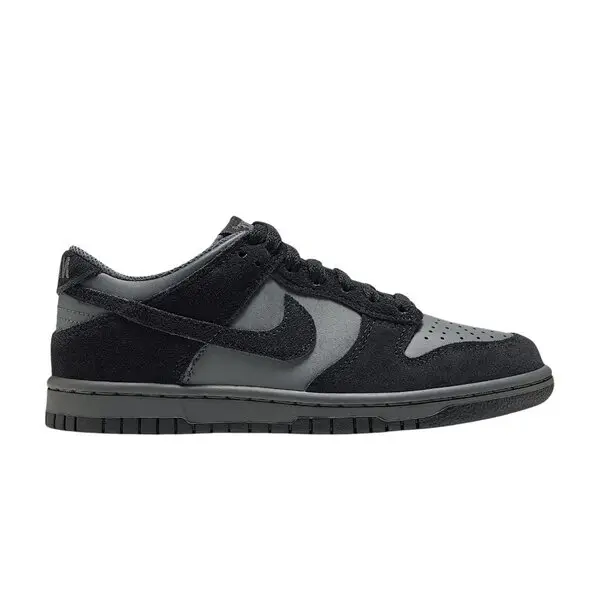 Nike Dunk Low Suede Gs 'iron Black - Grey