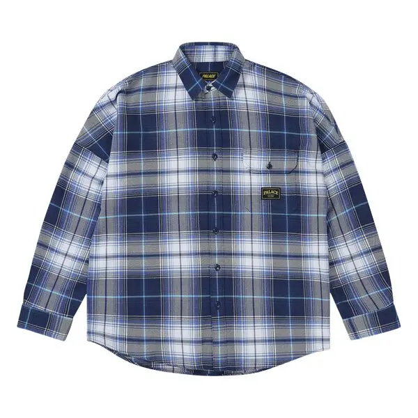 PALACE Lumberyak Overshirt 'navy Plaid