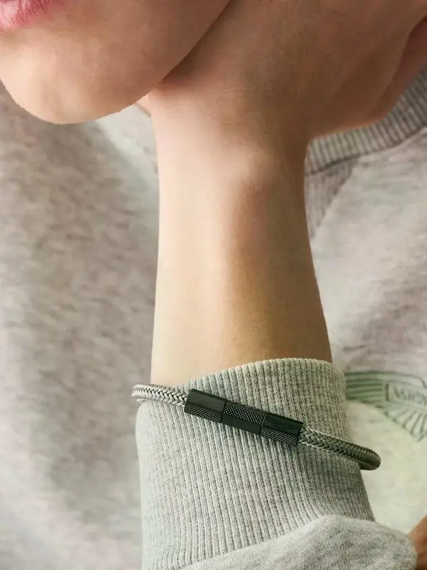 ASTON MARTIN Magnetic-clasp Woven Bracelet