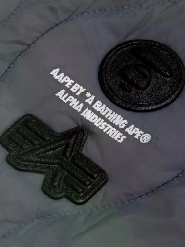 AAPE BY *A BATHING APE X Alpha Quilted Down Jacket