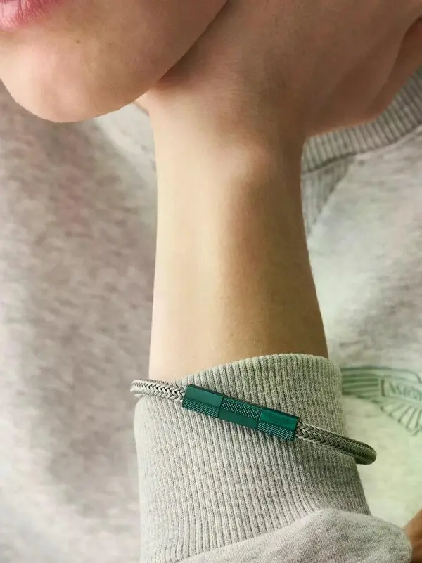 ASTON MARTIN Magnetic-clasp Woven Bracelet