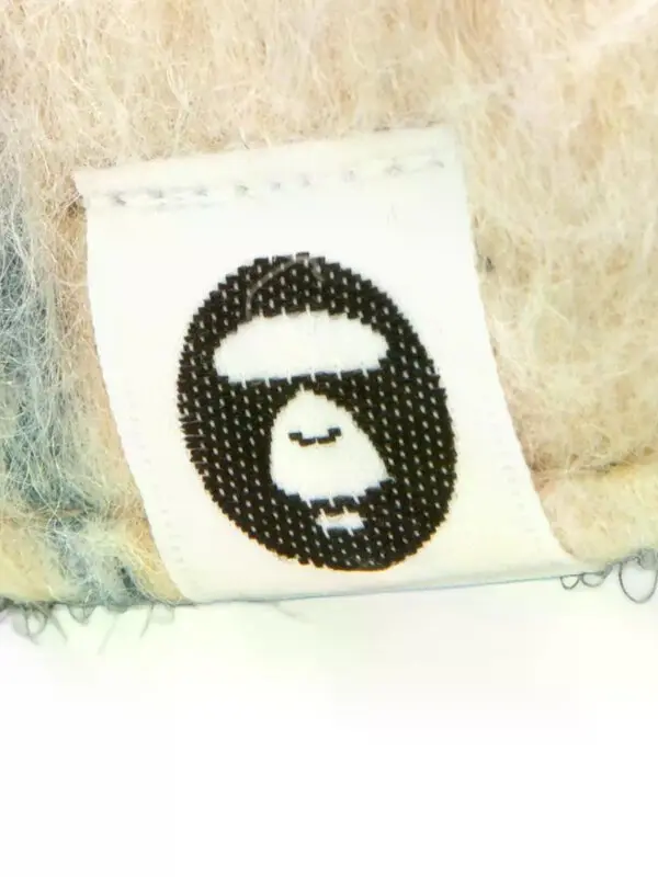 AAPE BY *A BATHING APE Moonface Embroidered Cap - Neutrals