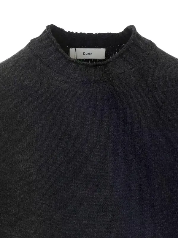 DUNST Ribbed-trim Sweater