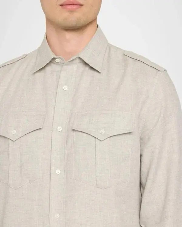 Brunello Cucinelli Apos;s Cashmere Utility Shirt
