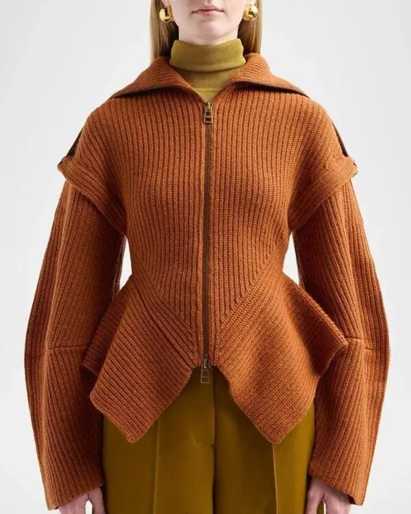 Zimmermann Valiant Utility Wool-blend Cardigan