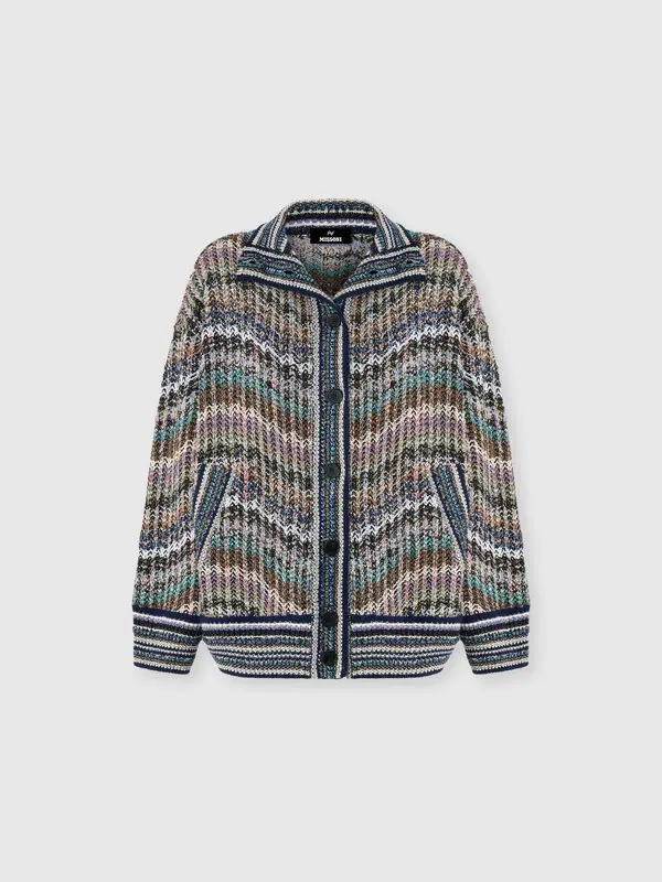 Missoni Oversized Cardigan With Sequin Applications