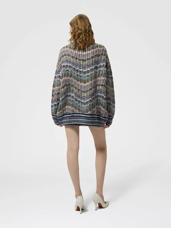 Missoni Oversized Cardigan With Sequin Applications