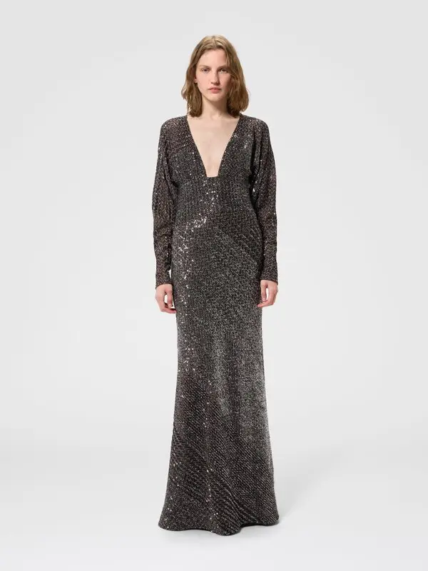 Missoni Long Dress With Sequins - Multicoloured