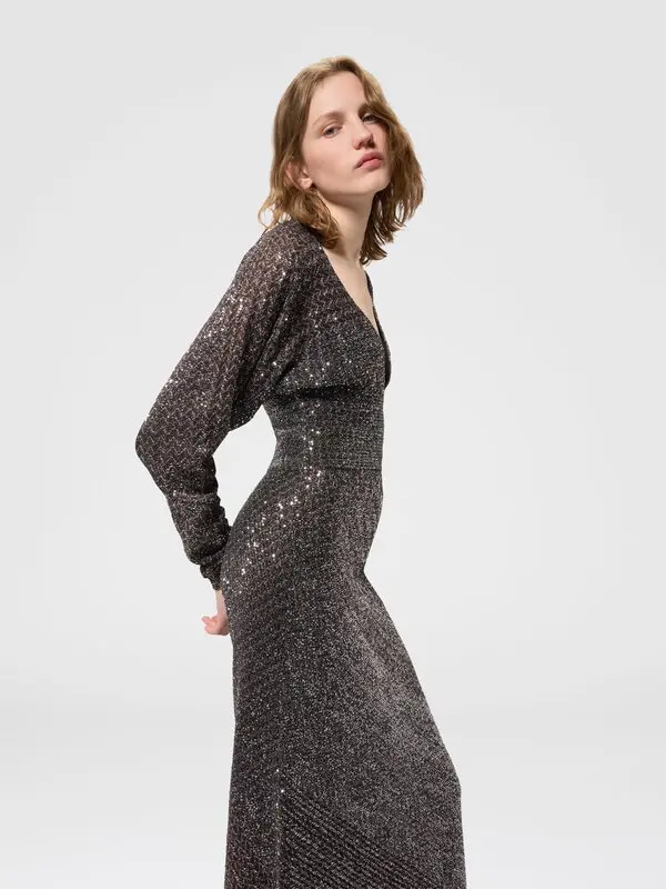 Missoni Long Dress With Sequins - Multicoloured
