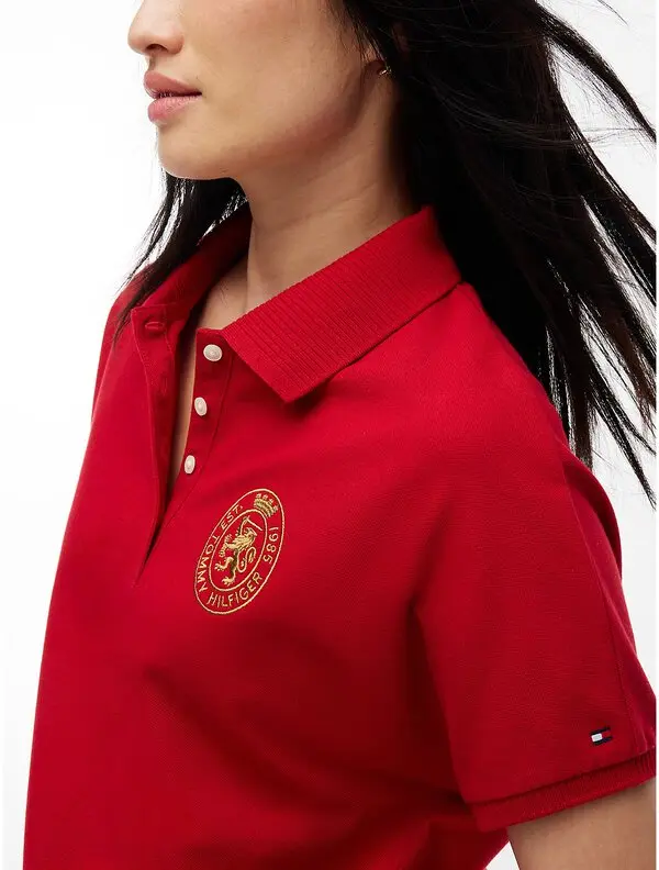 Tommy Hilfiger Regular Fit Embroidered Crest Polo