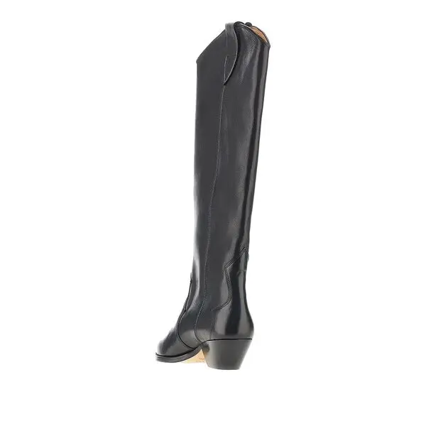 Isabel Marant Étoile Denvee' Leather Boots - Black