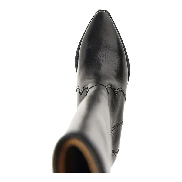 Isabel Marant Étoile Denvee' Leather Boots - Black