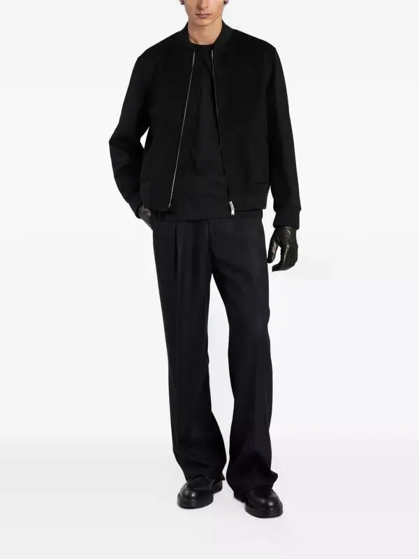 LARDINI Logo-patch Bomber Jacket