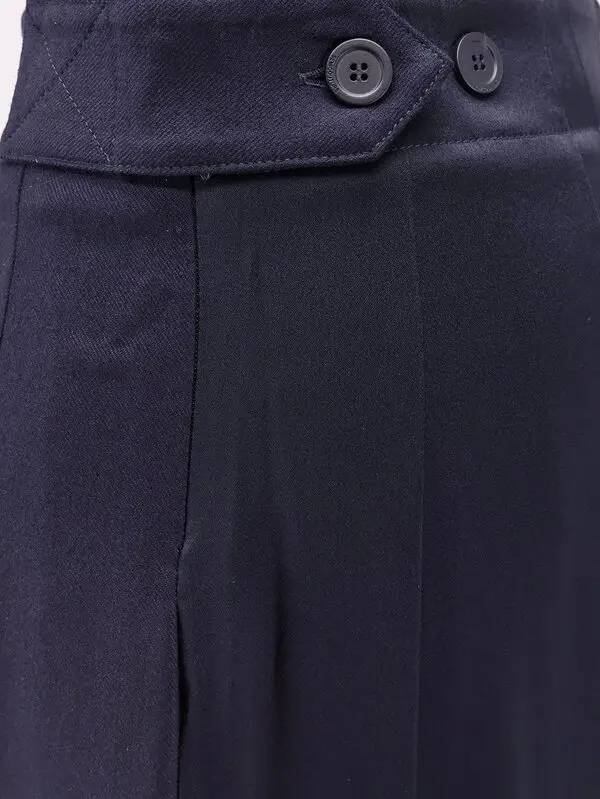 SEMICOUTURE Tempest Skirt In A Viscose And Virgin Wool Blend