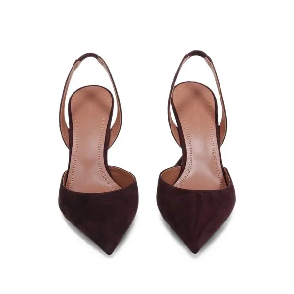 Amina Muaddi Shoes - Red