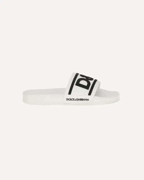Dolce & Gabbana Logo Slide Sandals