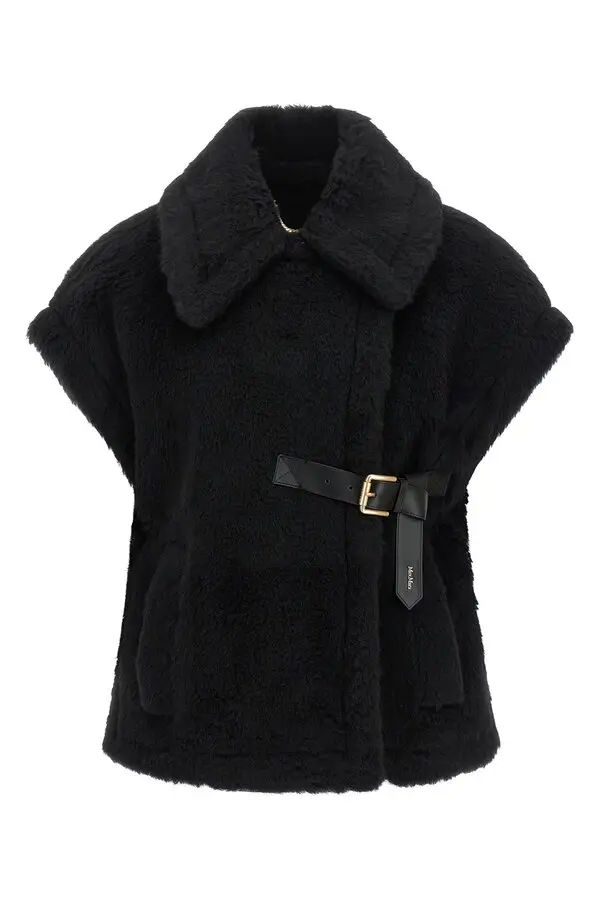Max Mara New Abavo' Cape - Black