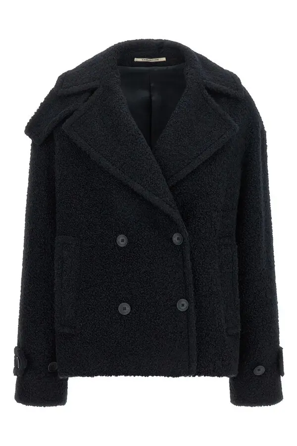 Tagliatore Sheila' Short Coat - Blue