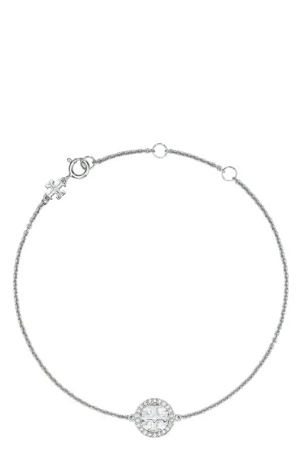Tory Burch Miller Pavé Bracelet - Silver