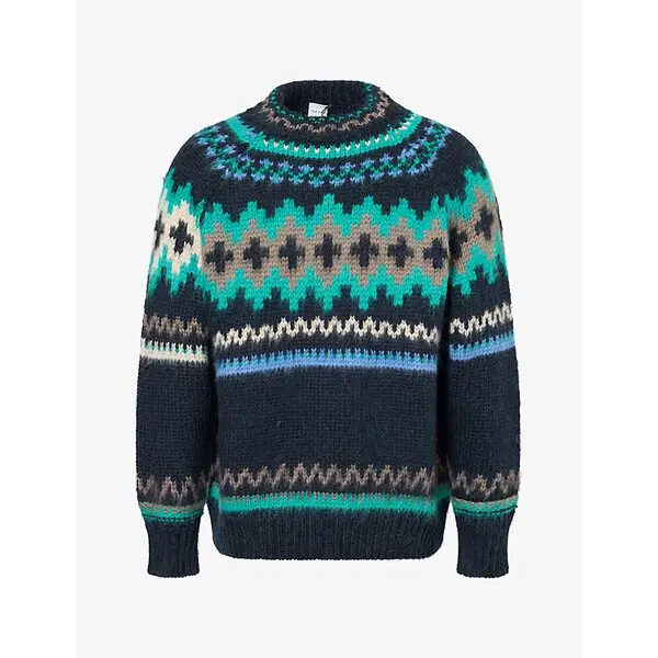 Paul Smith Fair-isle Alpaca-wool Jumper