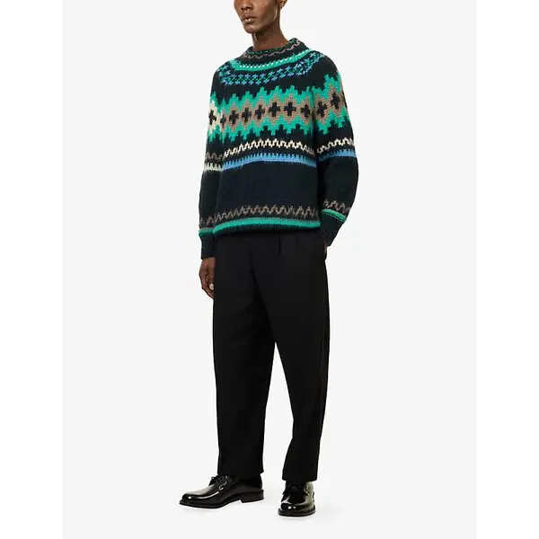 Paul Smith Fair-isle Alpaca-wool Jumper