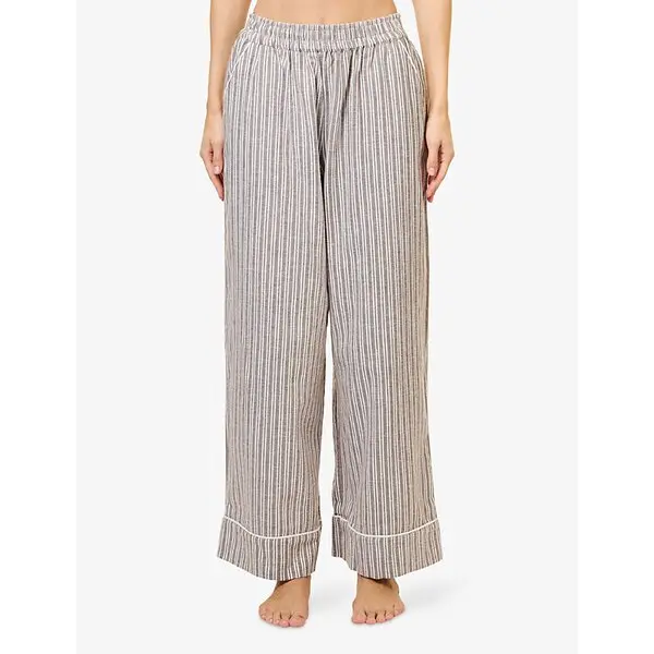 Lounge Stripe Cotton Pyjama Bottoms