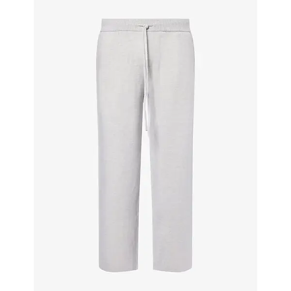THE COUTURE CLUB Copyright Compact Knit Jogging Bottoms - Grey