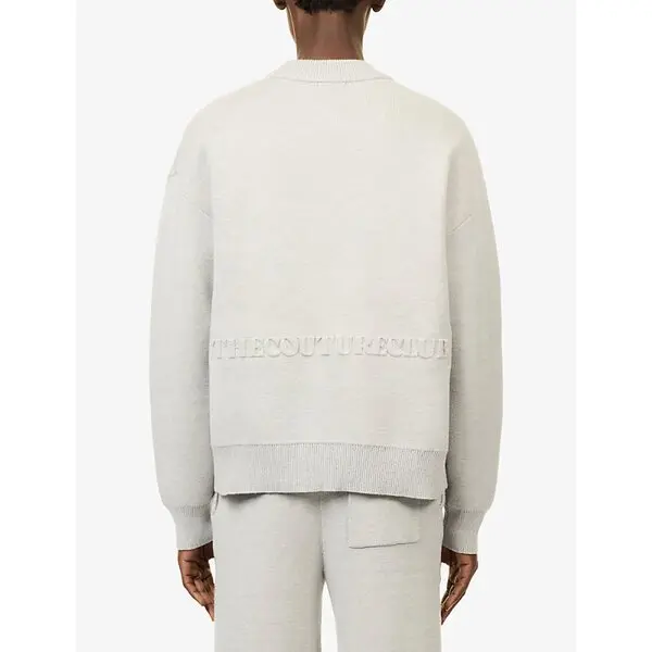 THE COUTURE CLUB Copyright Compact Knit Crewneck Jumper