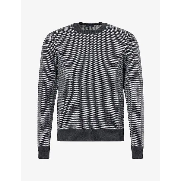 Dunhill Nailhead Jacquard Cashmere Jumper