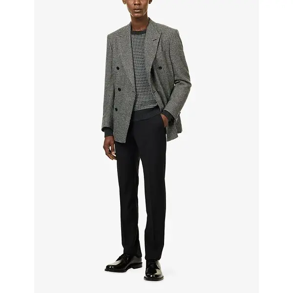 Dunhill Nailhead Jacquard Cashmere Jumper