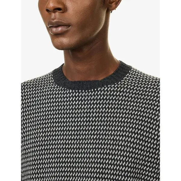 Dunhill Nailhead Jacquard Cashmere Jumper
