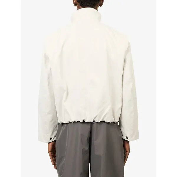 THE COUTURE CLUB Funnel Woven Harrington Jacket
