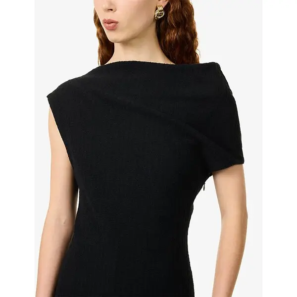 TOTEME Textured One-shoulder Cotton Top