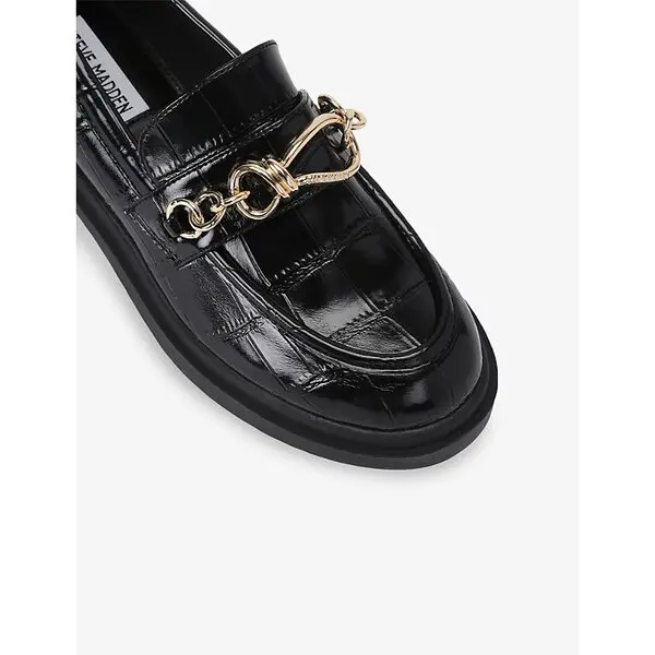 Steve Madden Pre-launch Faux-leather Flat Loafers