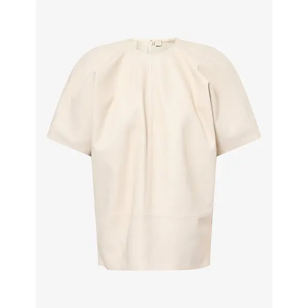 TOTEME Cocoon Panelled Leather Top