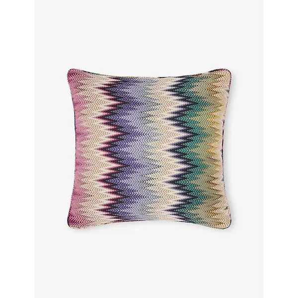Missoni Phrae Chevron Jacquard Woven Cushion - Mutlicolor