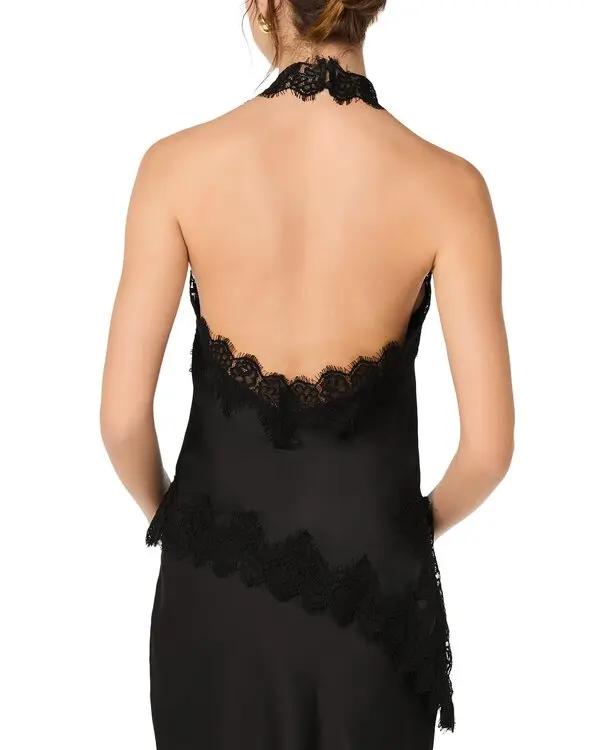 Astr The Label Amira Lace Trim Top