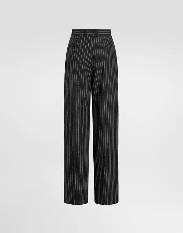 Dolce & Gabbana Pinstripe Wool Trousers