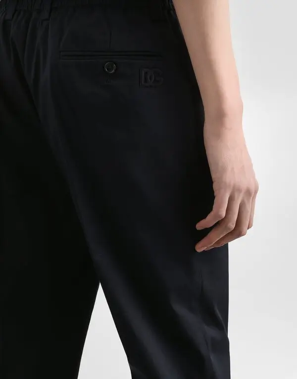 Dolce & Gabbana Cotton Gabardine Trousers