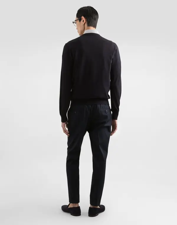 Dolce & Gabbana Cotton Gabardine Trousers