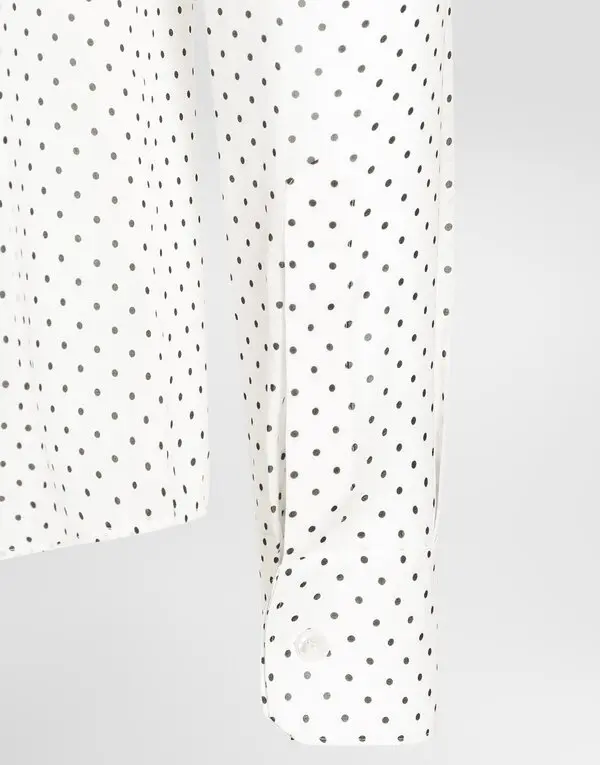 Dolce & Gabbana Sicilia Polka Dot Silk Shirt