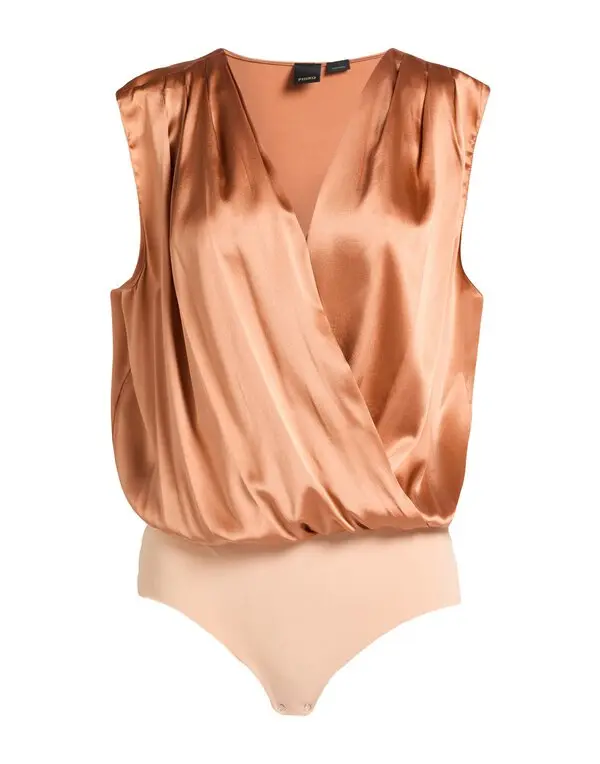 Pinko Bodysuit Size Silk, Elastane, Polyamide
