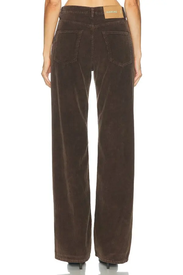HAIKURE Korea Velvet Pier Pant