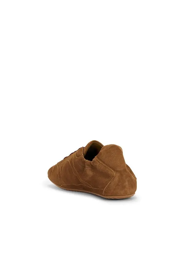 Christopher Esber Roadie Suede Sneaker In Brown