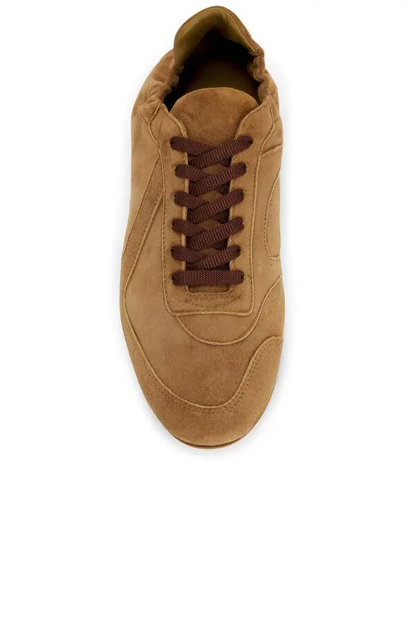 Christopher Esber Roadie Suede Sneaker In Brown