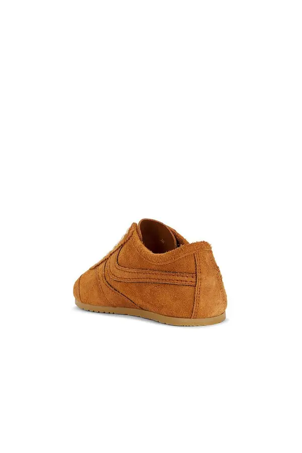 Dries Van Noten Suede Sneaker In Brown