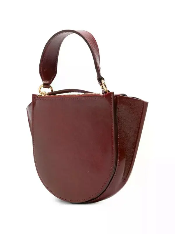 WANDLER Hortensia Leather Tote Bag - Red