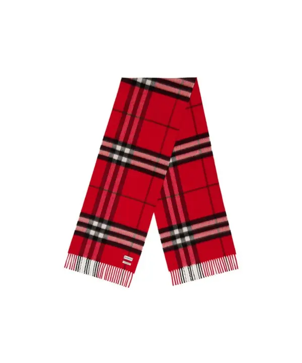 Burberry Plaid Pattern Scarf