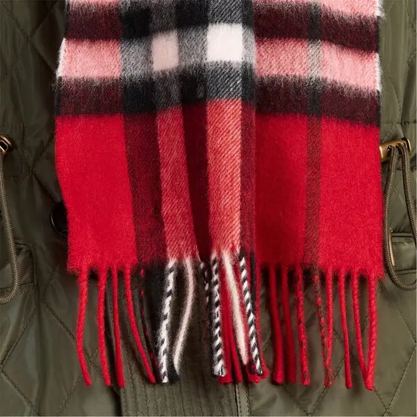 Burberry Plaid Pattern Scarf