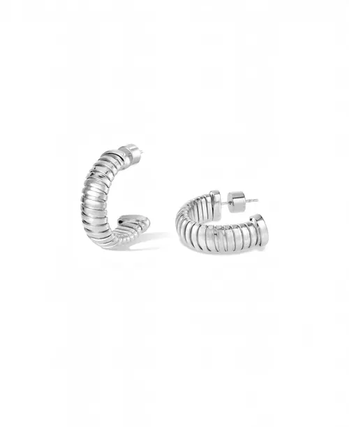 RETRO CHIC Minimalist Hoop Earrings